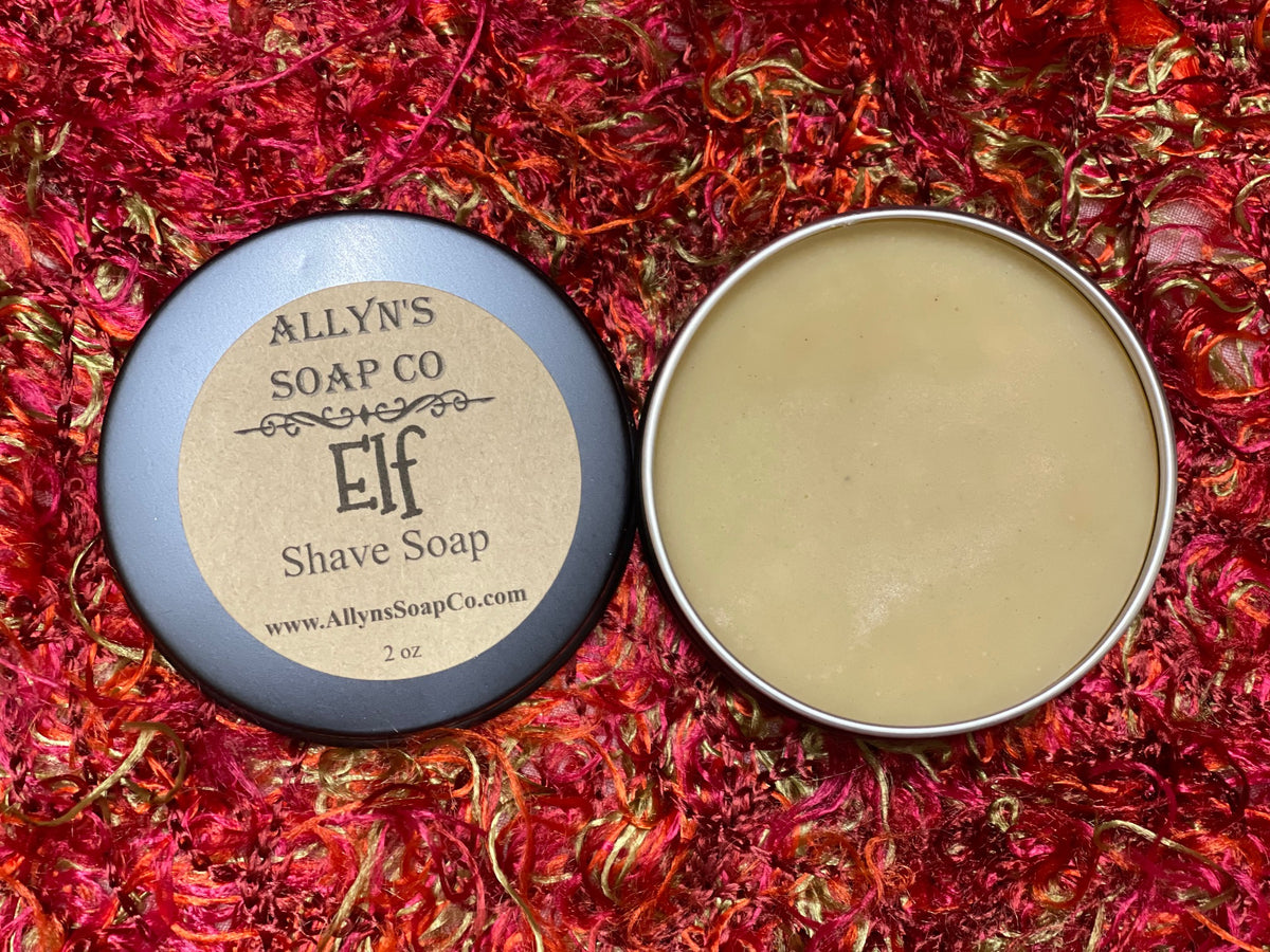 Elf Shave Soap – Allyn's Soap Co